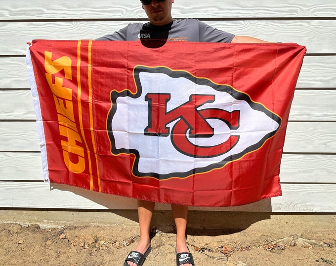 Kansas City Chiefs Sports Football Custom 24x18 DOUBLE SIDED Yard Sign ...
