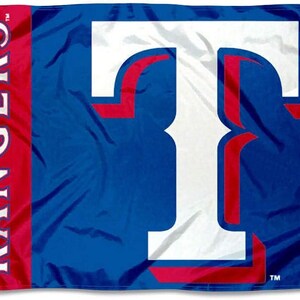 Texas Rangers Flag 3ftx5ft Banner - Etsy