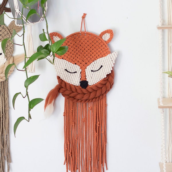 Macrame Wall Basket - Etsy