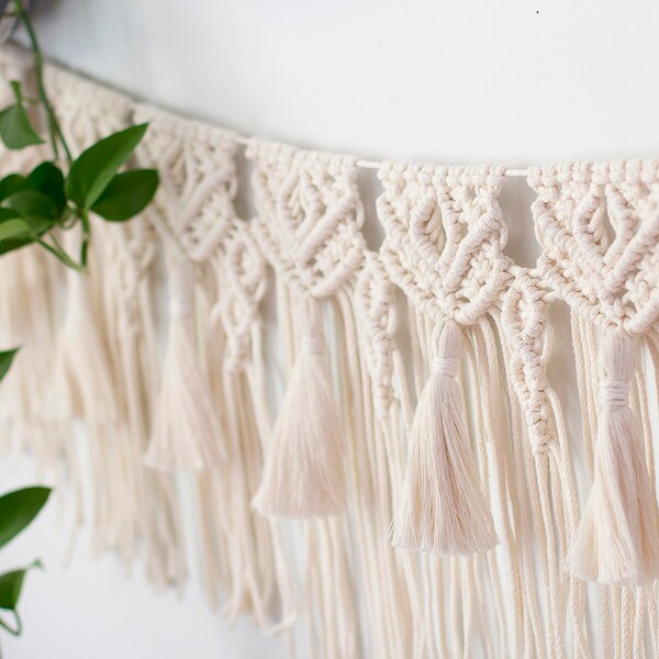 Macrame Banner - Etsy