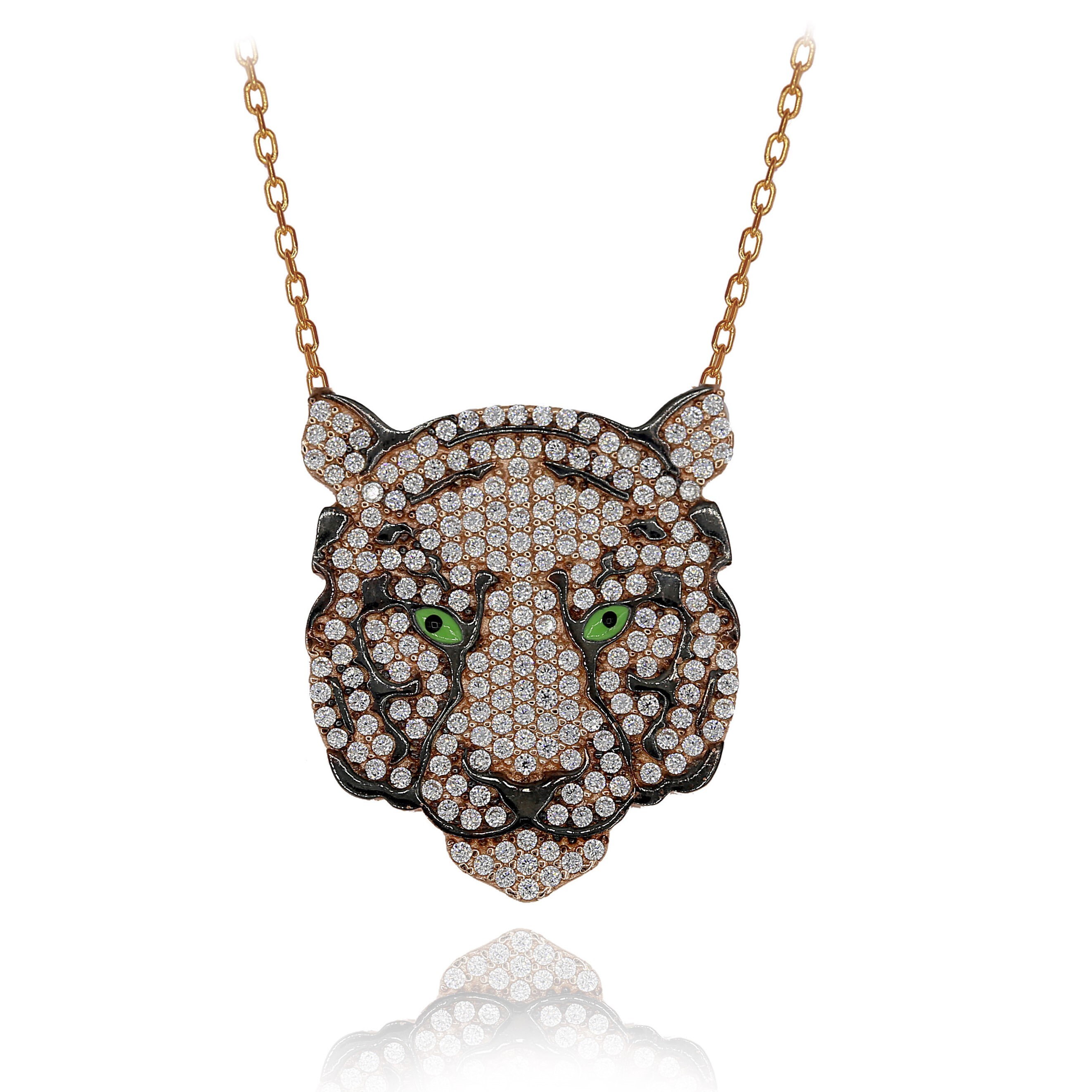 Tiger Necklace Bengal Tiger Animal Necklace Animal Jewelry - Etsy