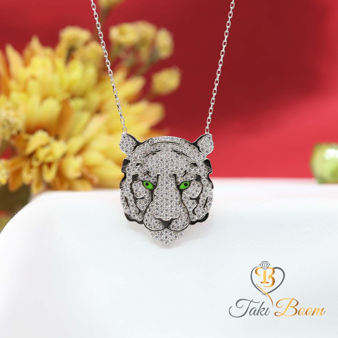 Tiger Necklace, Bengal Tiger, Animal Necklace, Animal Jewelry, Tiger ...