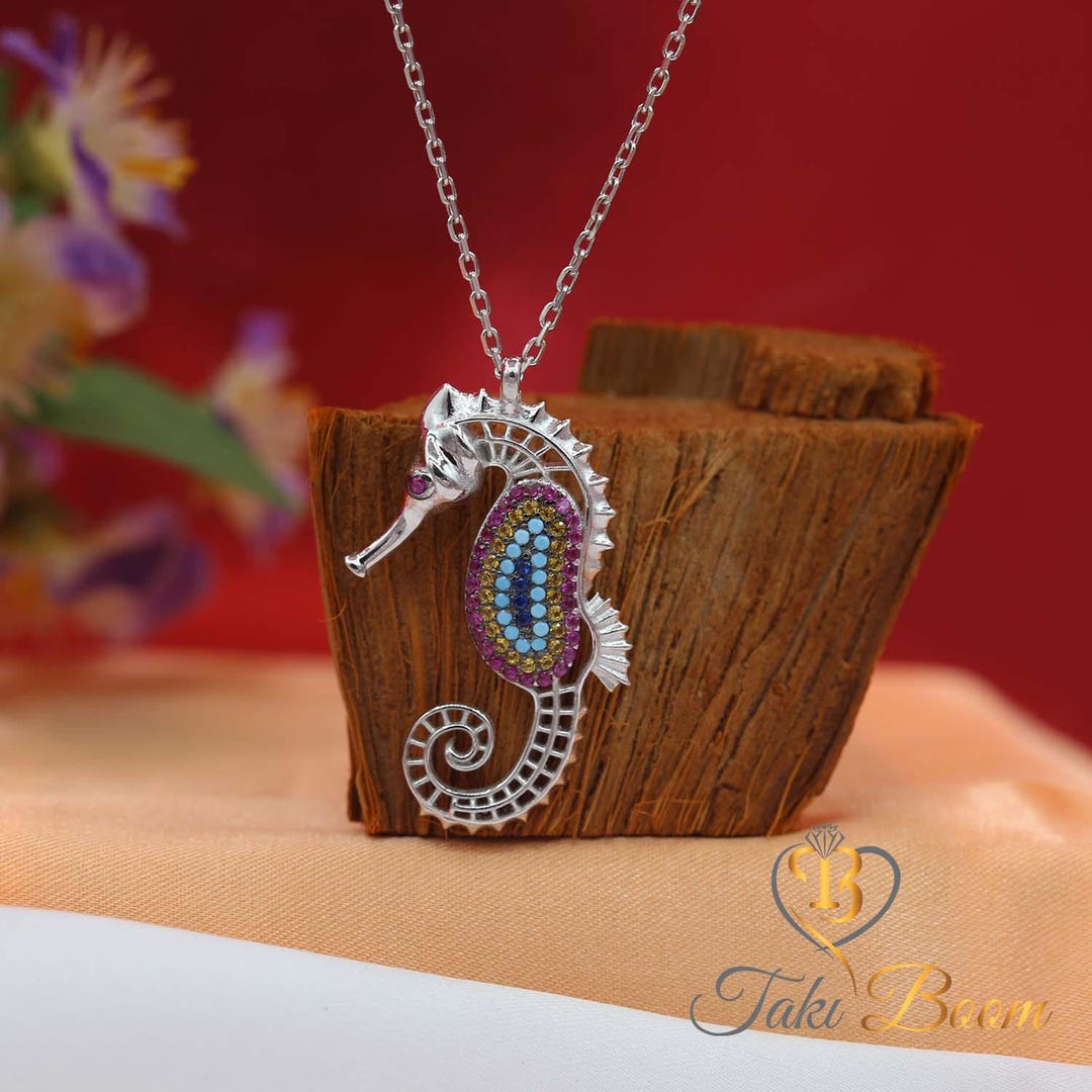 Seahorse Necklace, Seahorse Jewelry, Seahorse Gifts, Christmas Gift ...