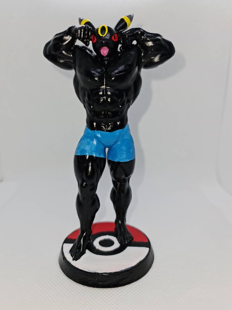 Gunbreon 3D Printed Pokemon Buff Umbreon | Etsy