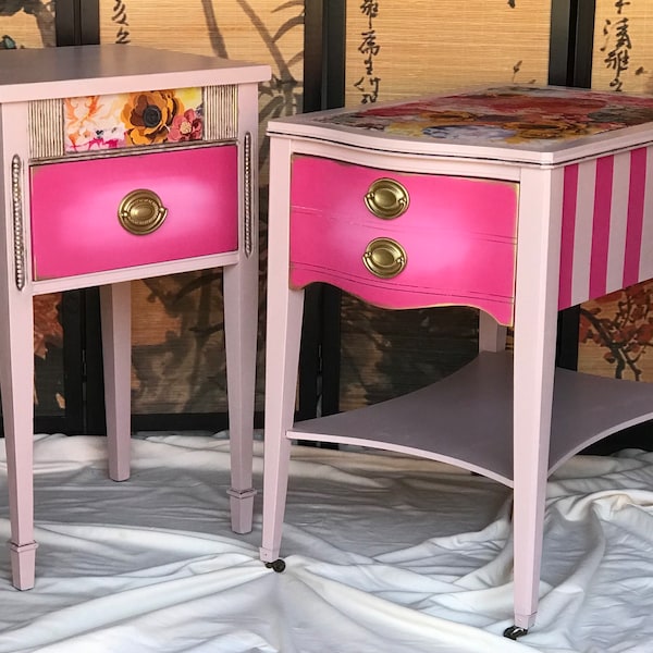 Girls Bedside Table - Etsy