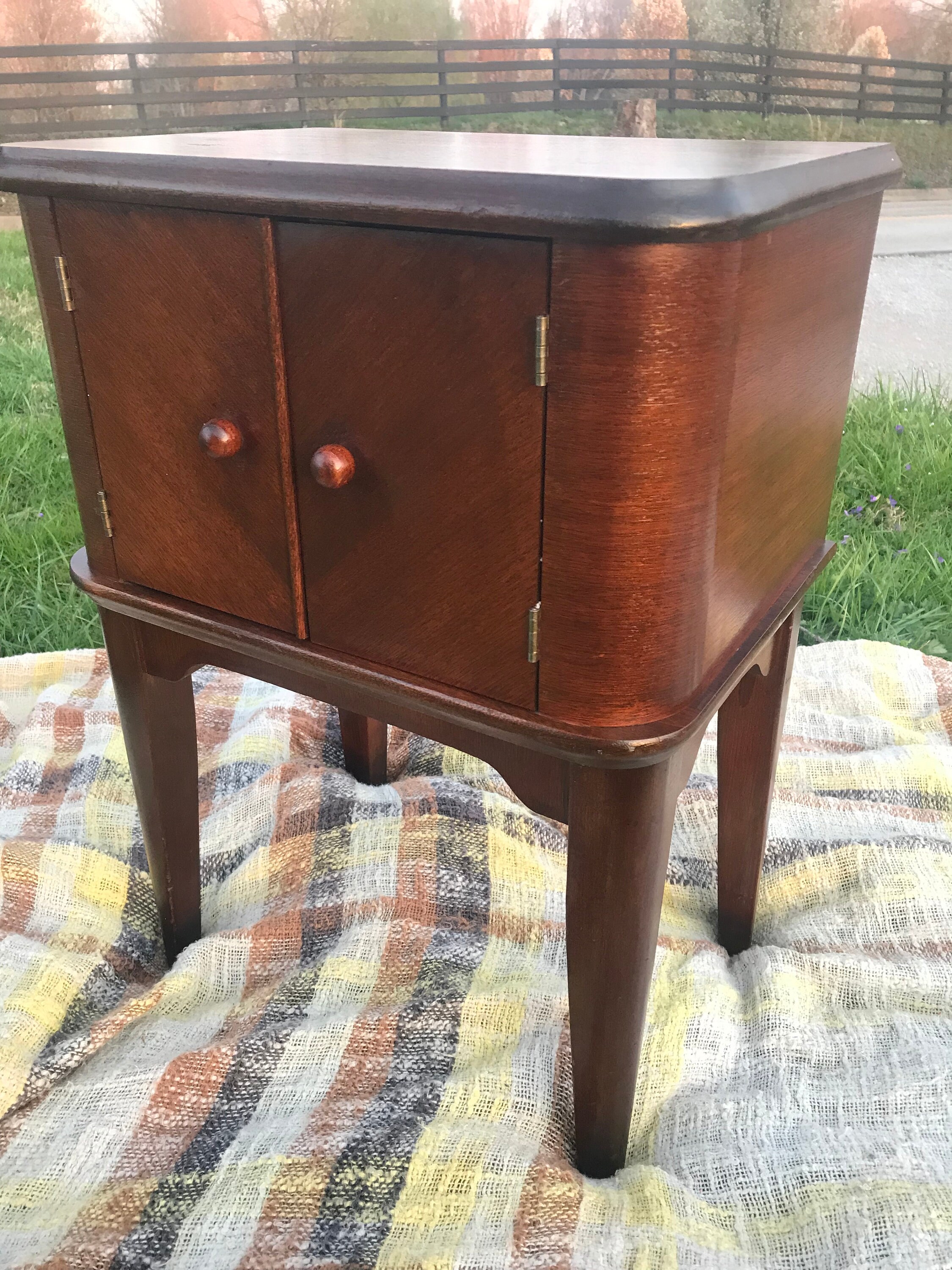 Small Vintage Side Table - Etsy