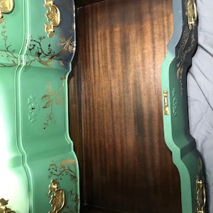 SOLD* Example Of: Antique Block Front Chest of Drawers Hand Painted ...