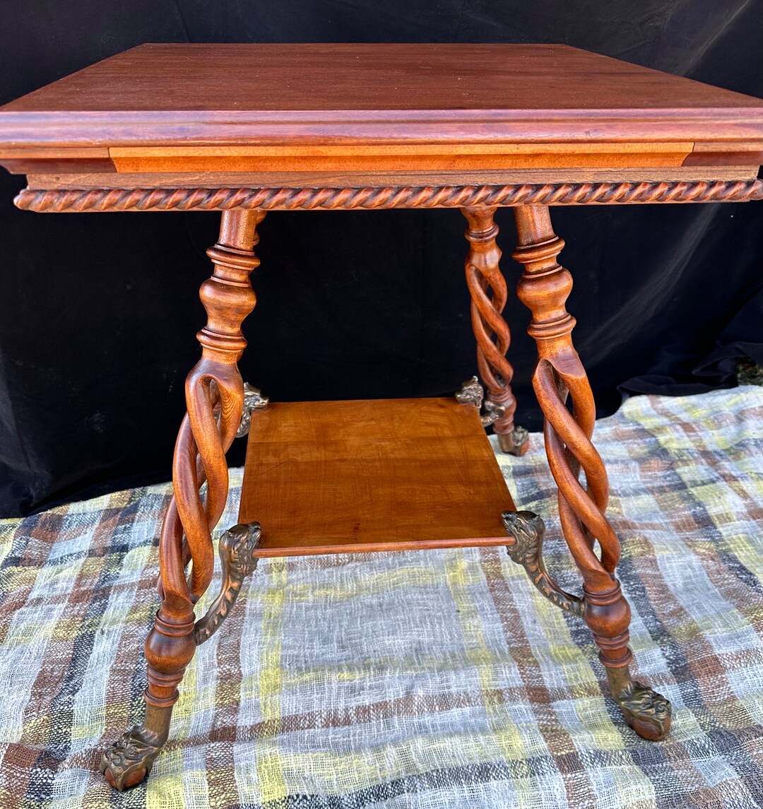 Antique Dragon Table by Merklen Brothers - Etsy