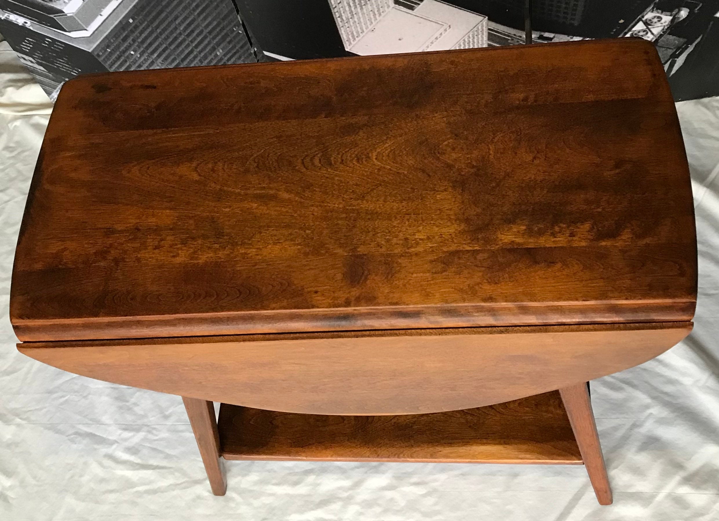 Vintage Cushman Colonial Entryway or Side Table With Pull Out - Etsy