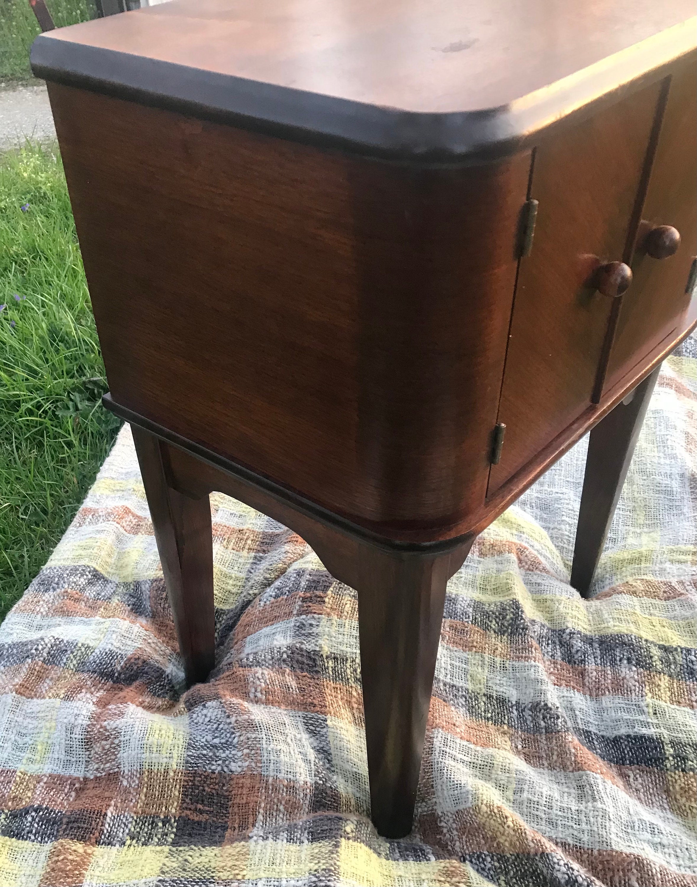 Small Vintage Side Table - Etsy