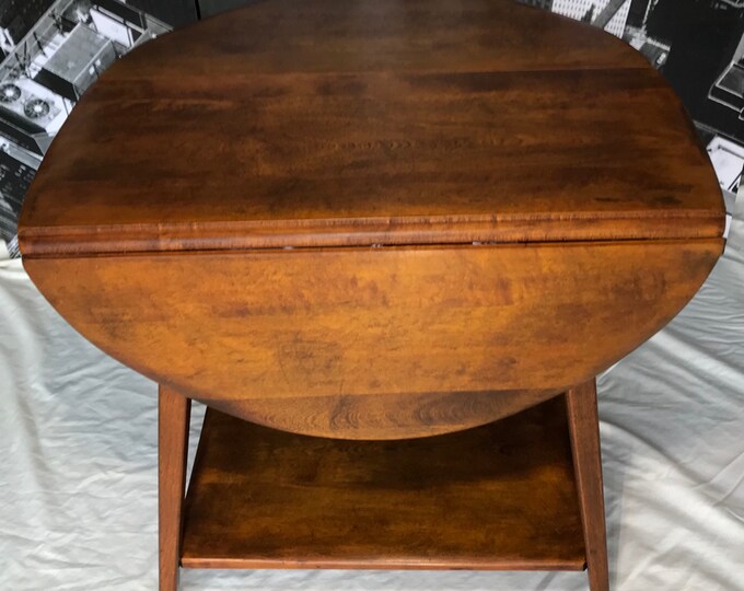 Vintage Cushman Colonial Entryway or Side Table With Pull Out Sides - Etsy