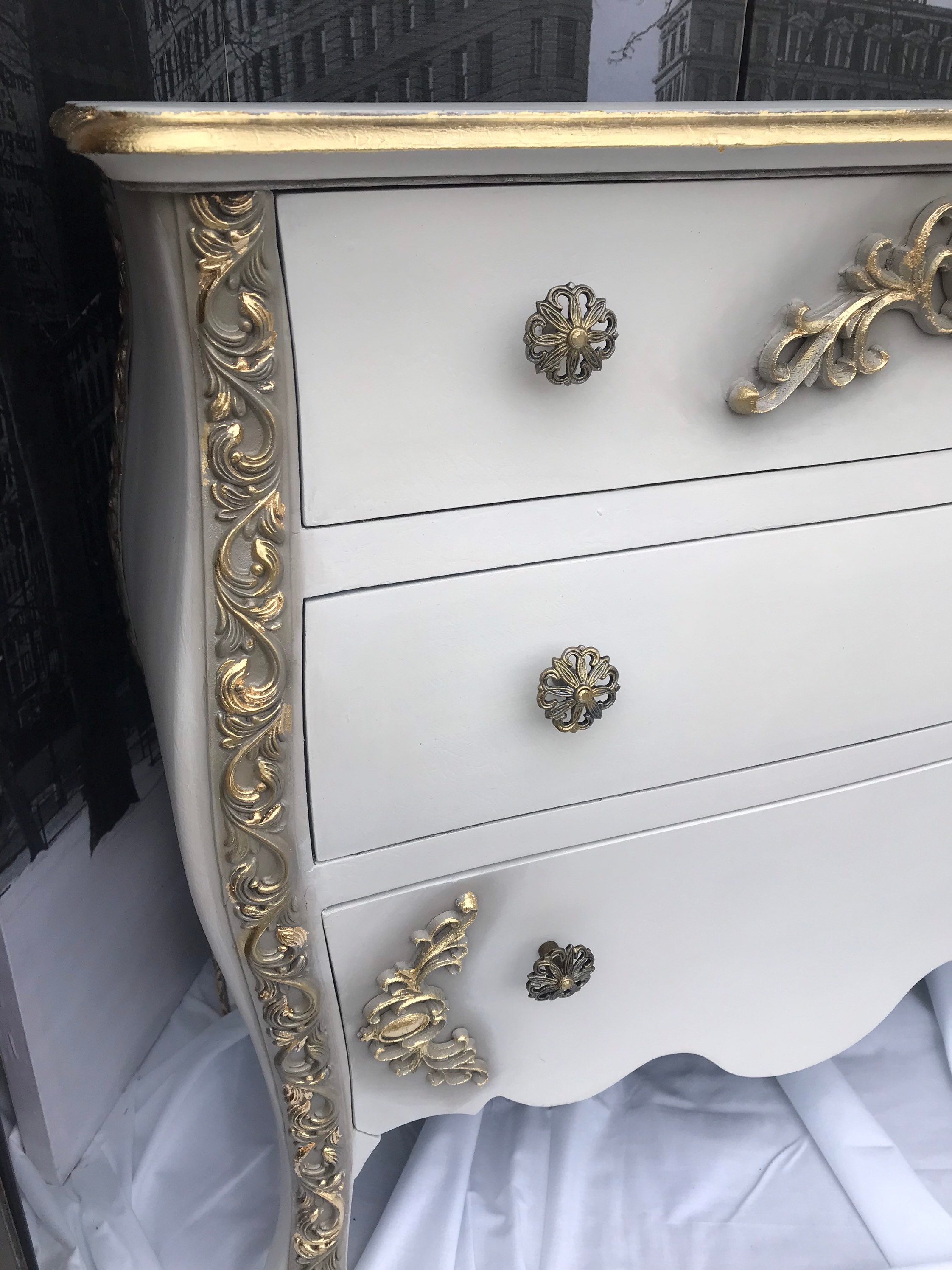 Bambay Style Chest With 3 Drawers - Etsy