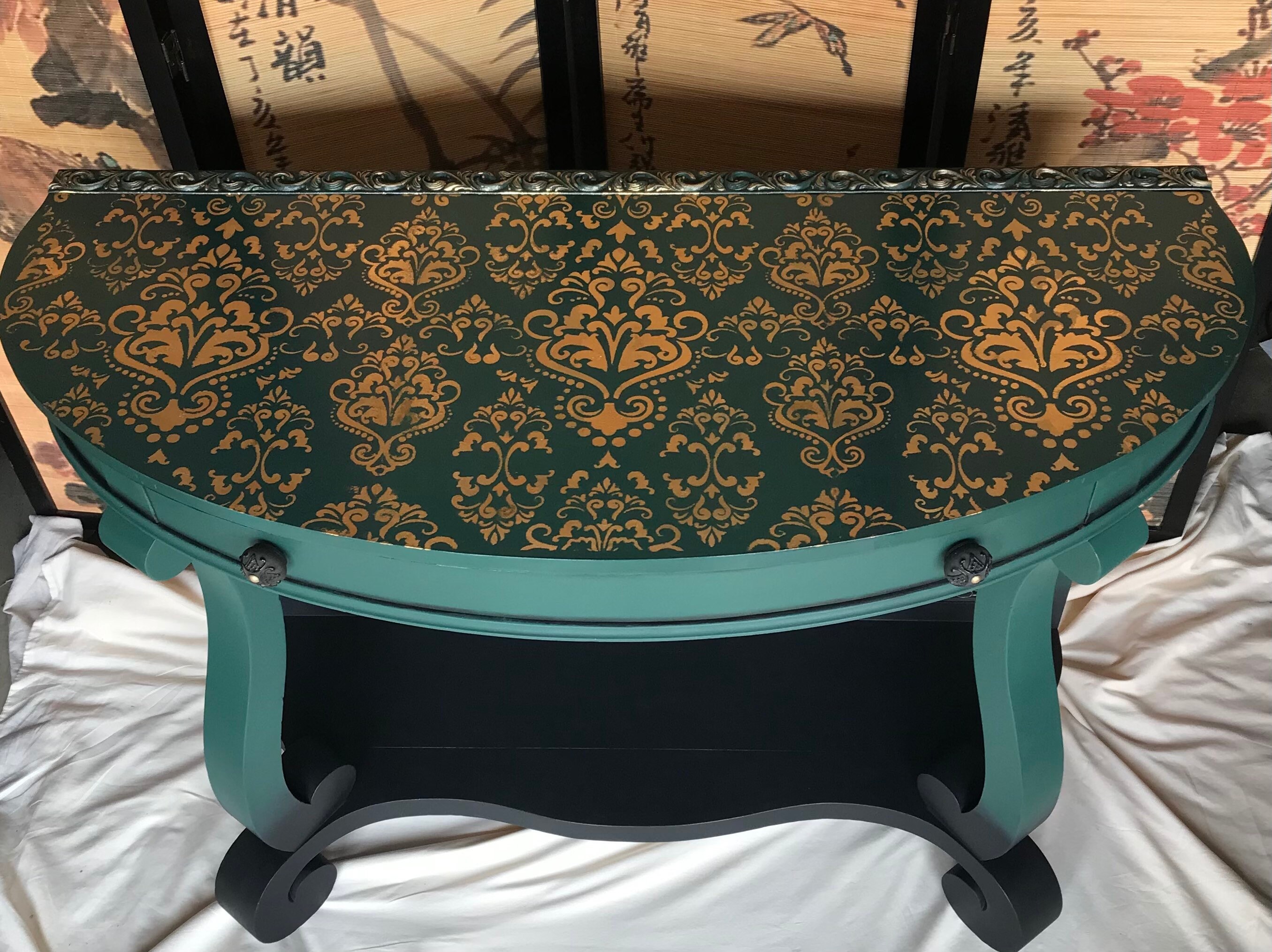 American Empire Library Table Entryway Table Desk - Etsy