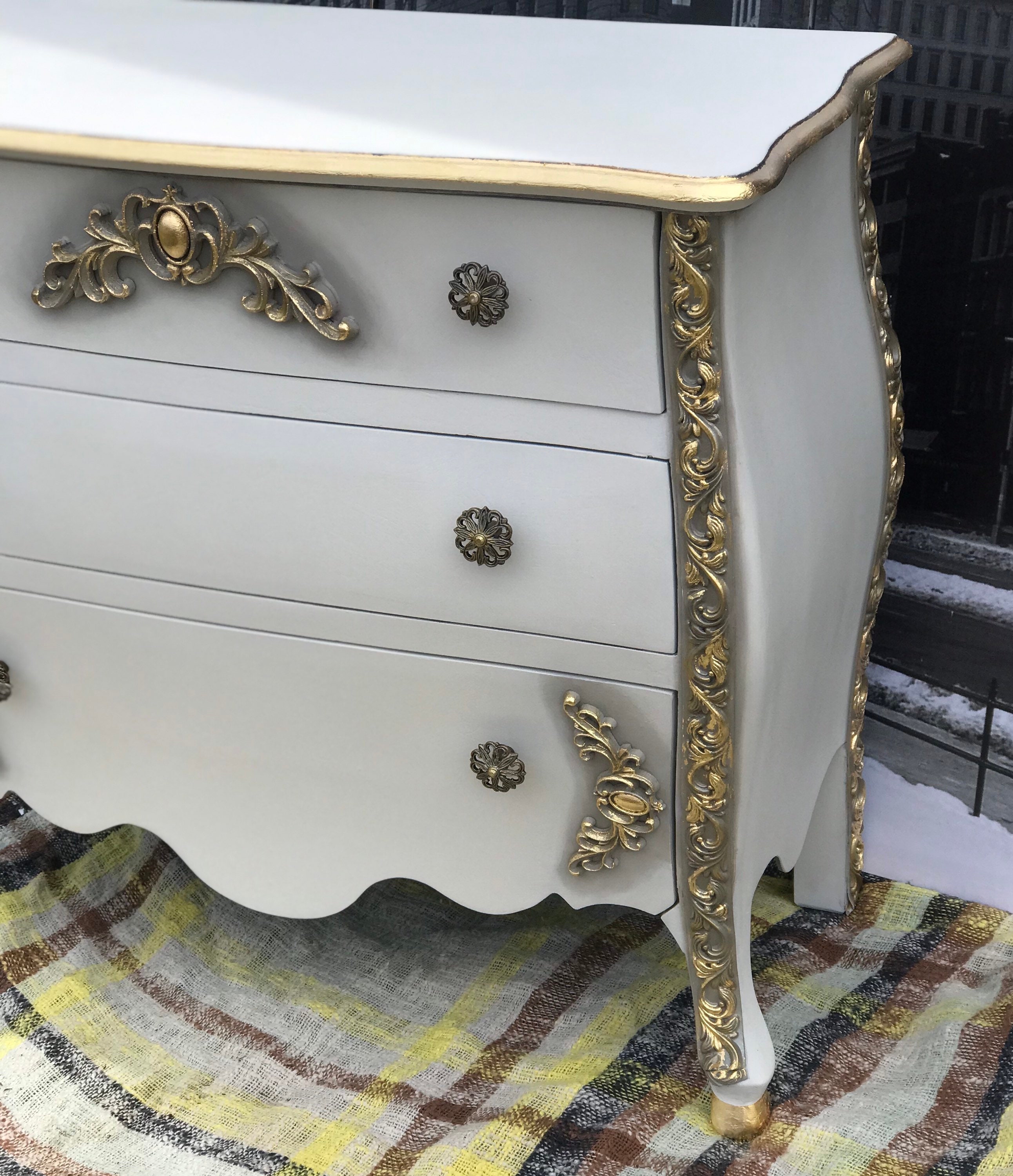 Bambay Style Chest With 3 Drawers - Etsy