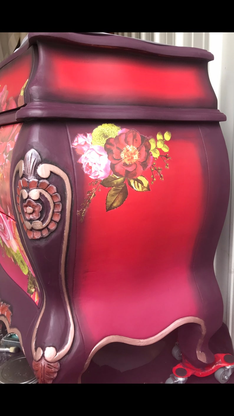 Bombay Chest Hand Painted - Etsy
