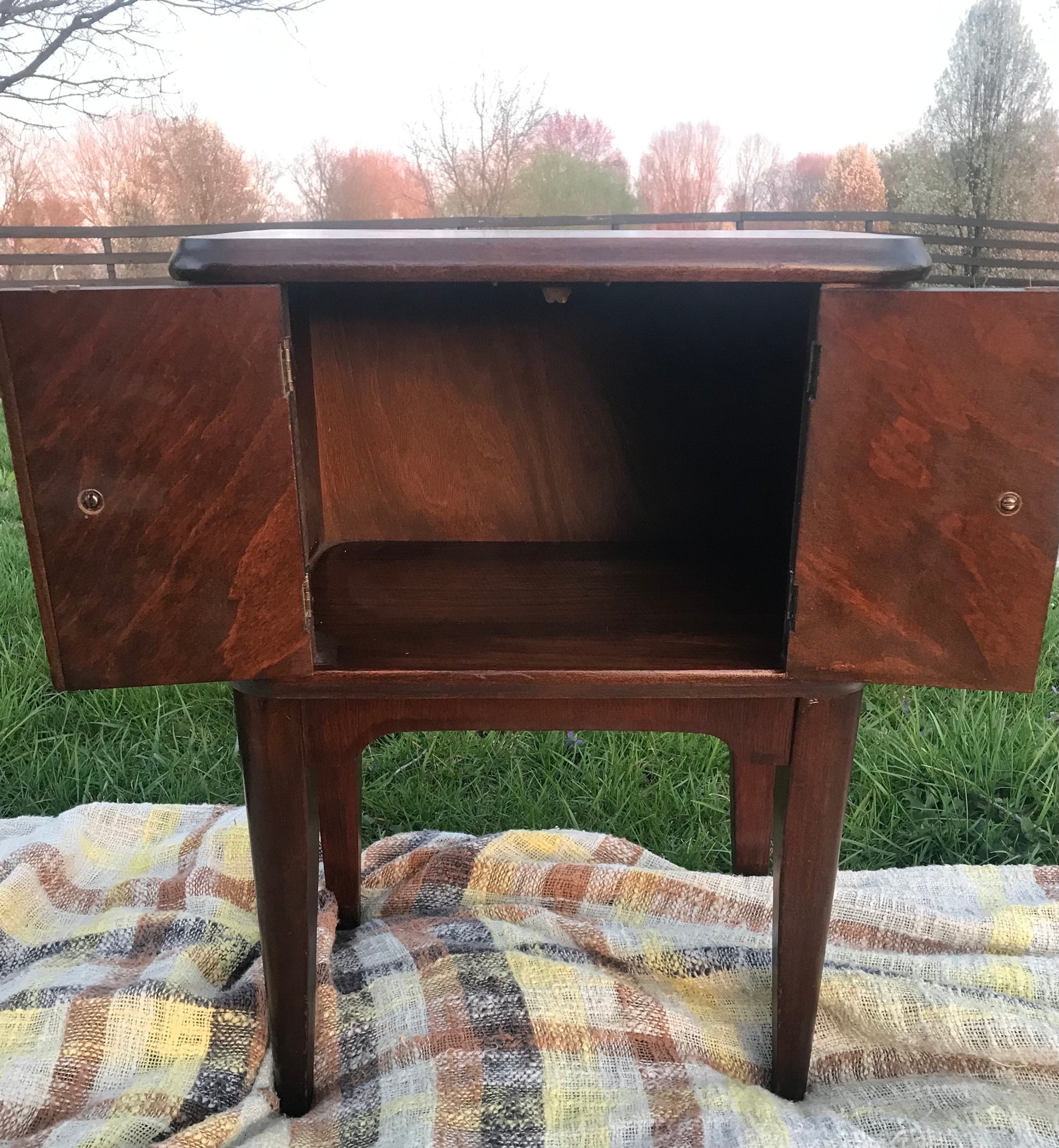 Small Vintage Side Table - Etsy