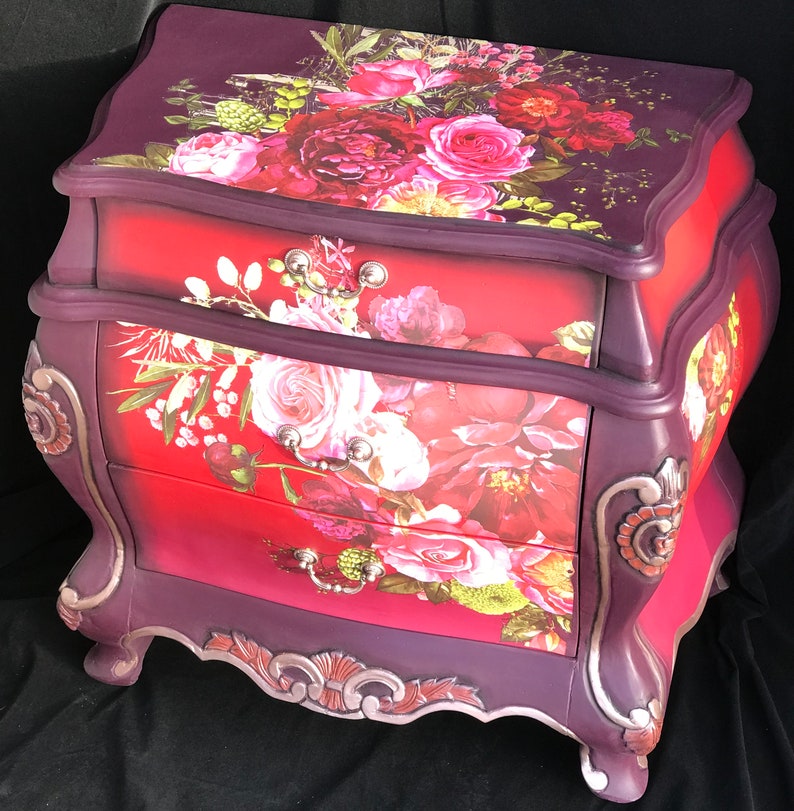 Bombay Chest Hand Painted - Etsy