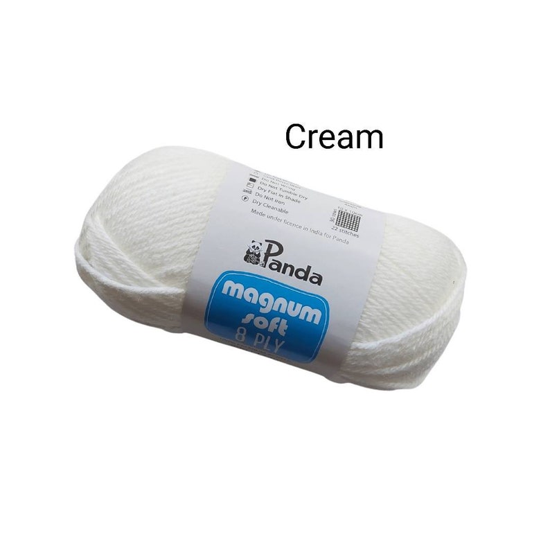 Panda Magnum Soft Acrylic Wool - 8 Ply - Etsy