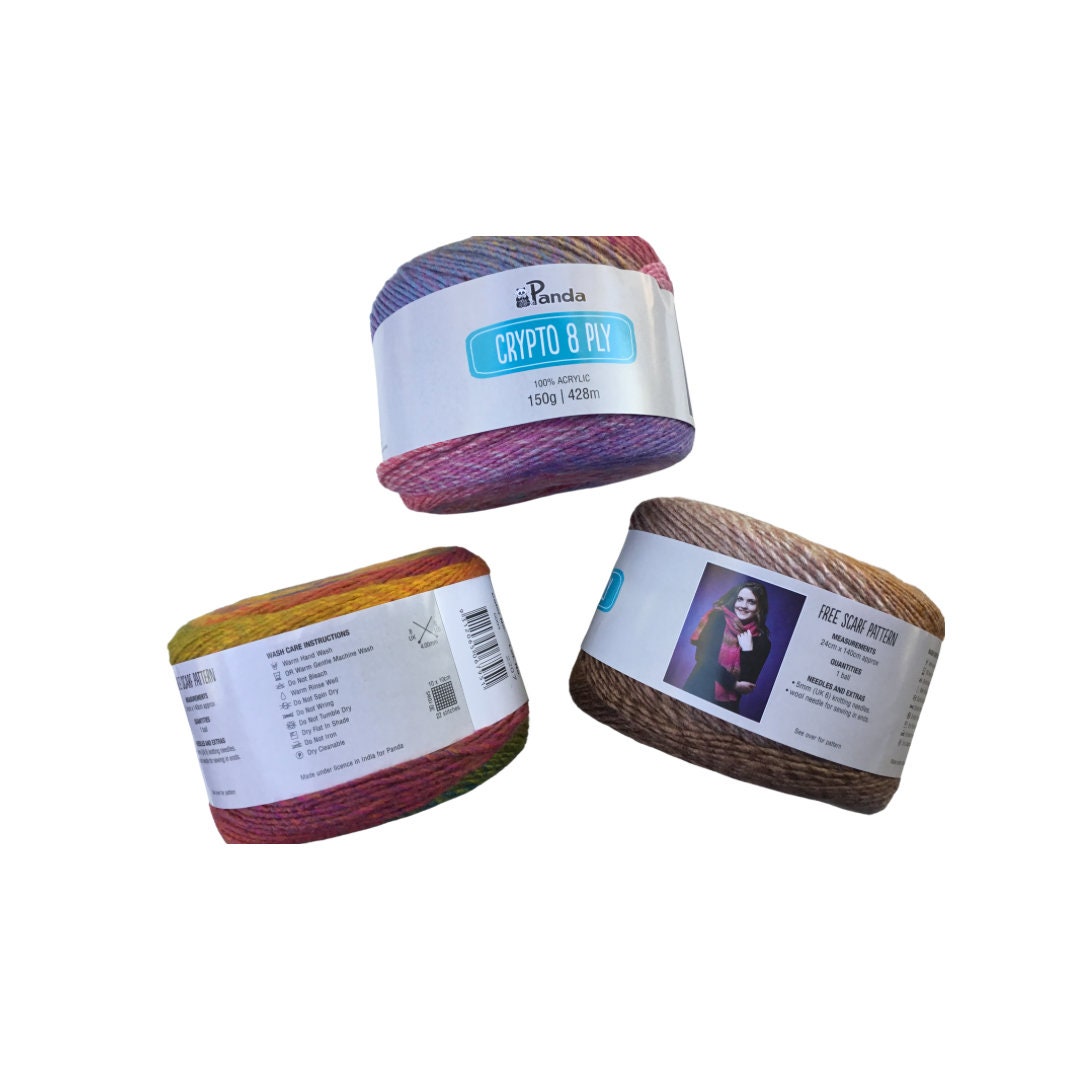 Panda Crypto 8 Ply Etsy