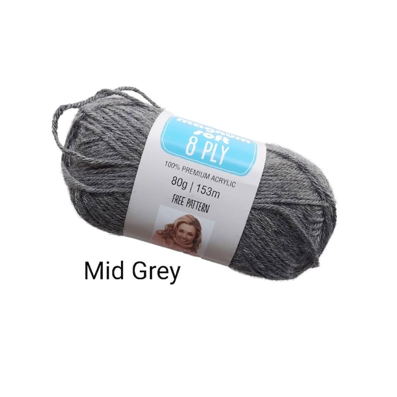 Panda Magnum Soft Acrylic Wool - 8 Ply - Etsy