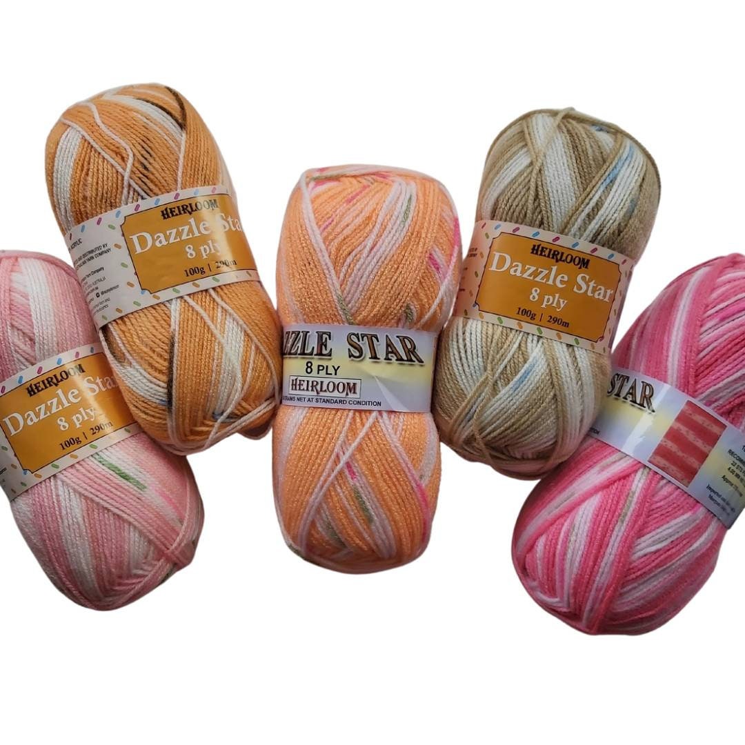 Heirloom Dazzle Star 8 Ply - Etsy