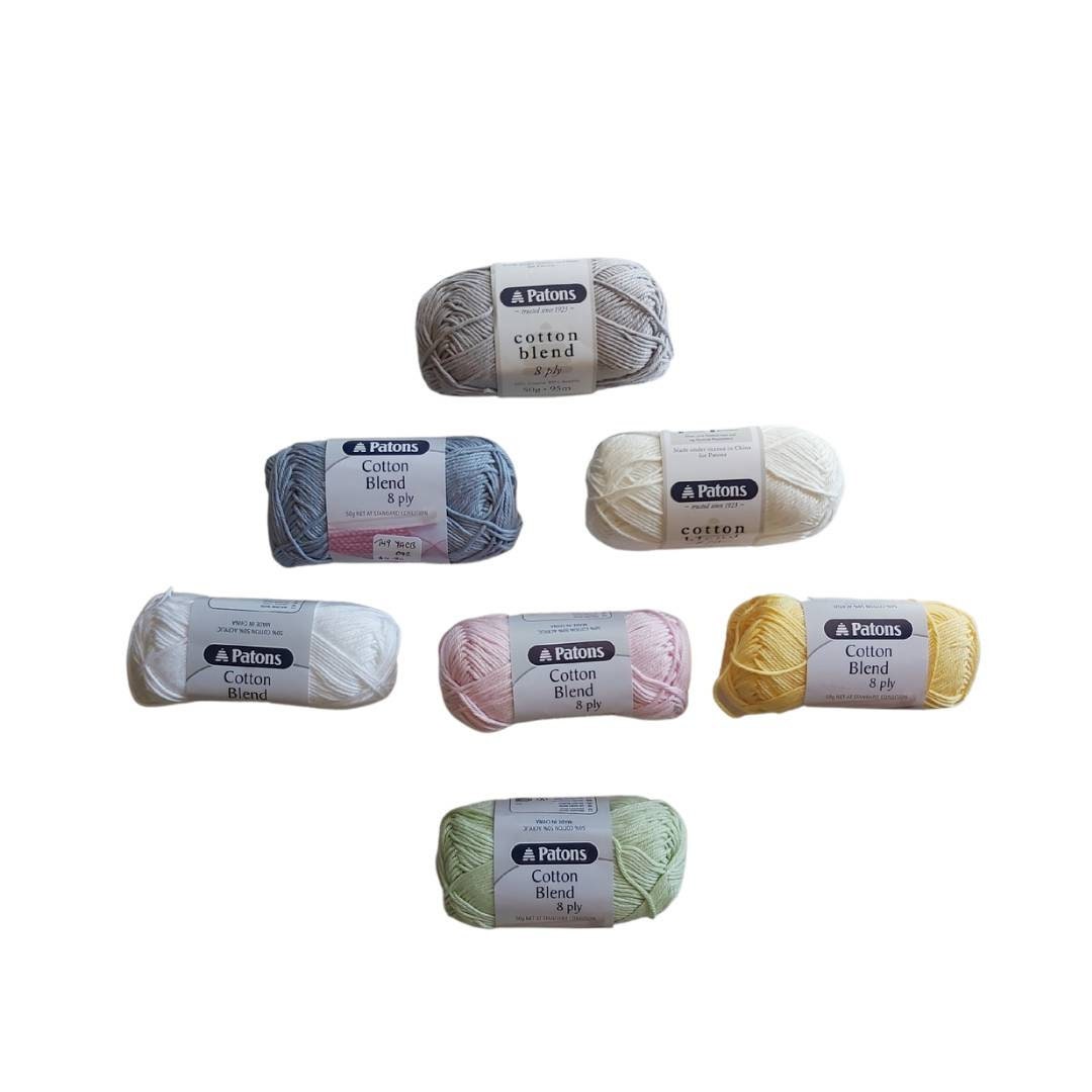 Patons Cotton Blend Knitting Yarn 8 Ply - Etsy