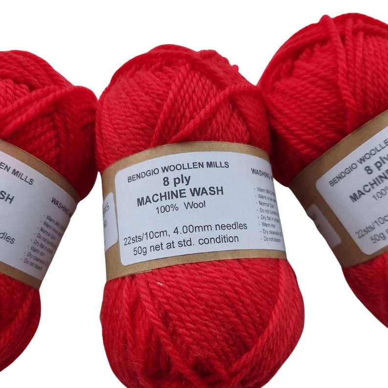 Machine Wash 100% Wool 8 Ply - Etsy