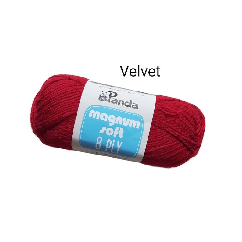 Panda Magnum Soft Acrylic Wool - 8 Ply - Etsy