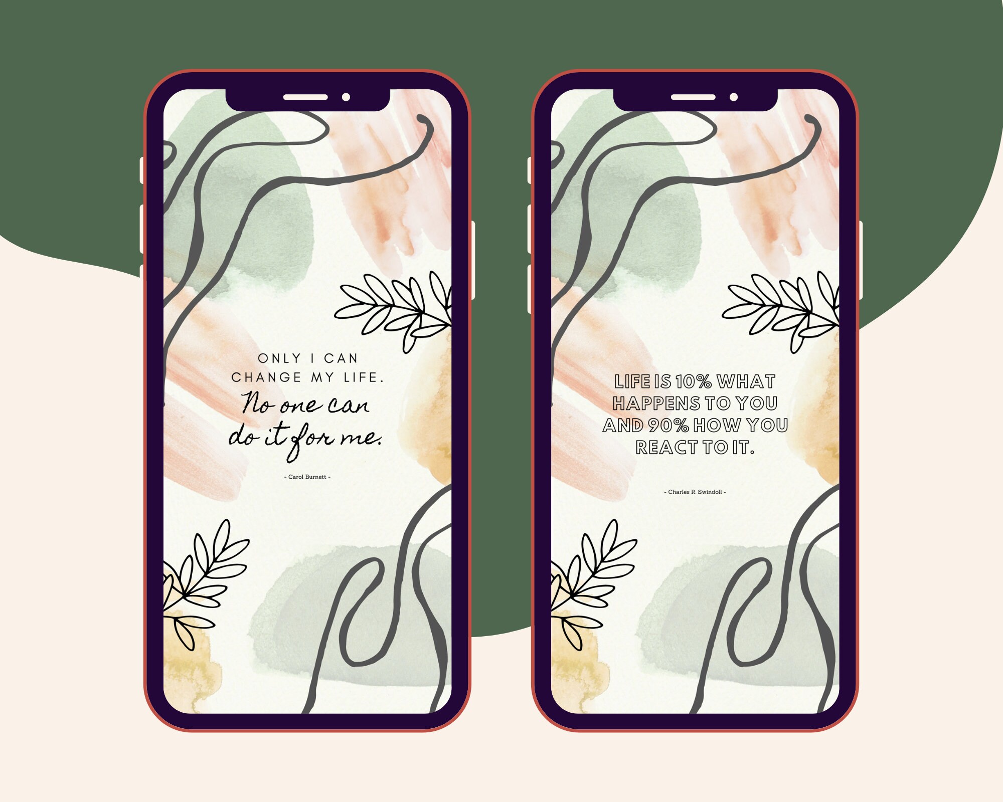 10 Aesthetic Quotes iPhone Wallpaper - Etsy
