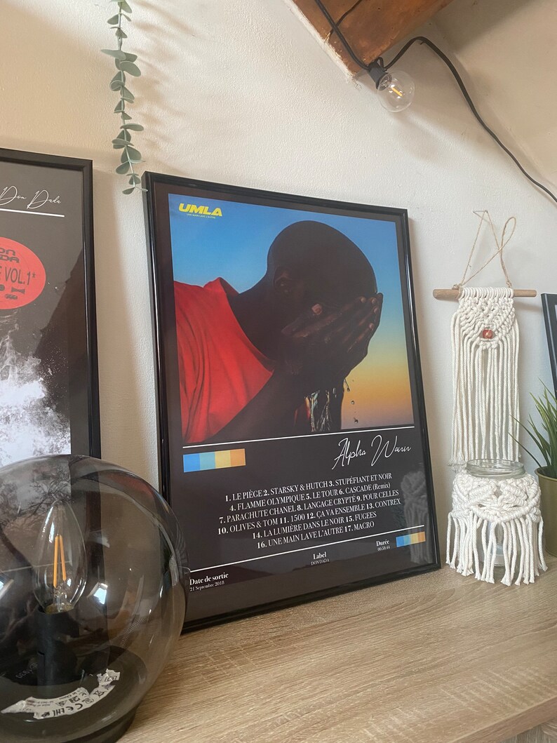 Póster del álbum UMLA - Alpha Wann - Etsy España