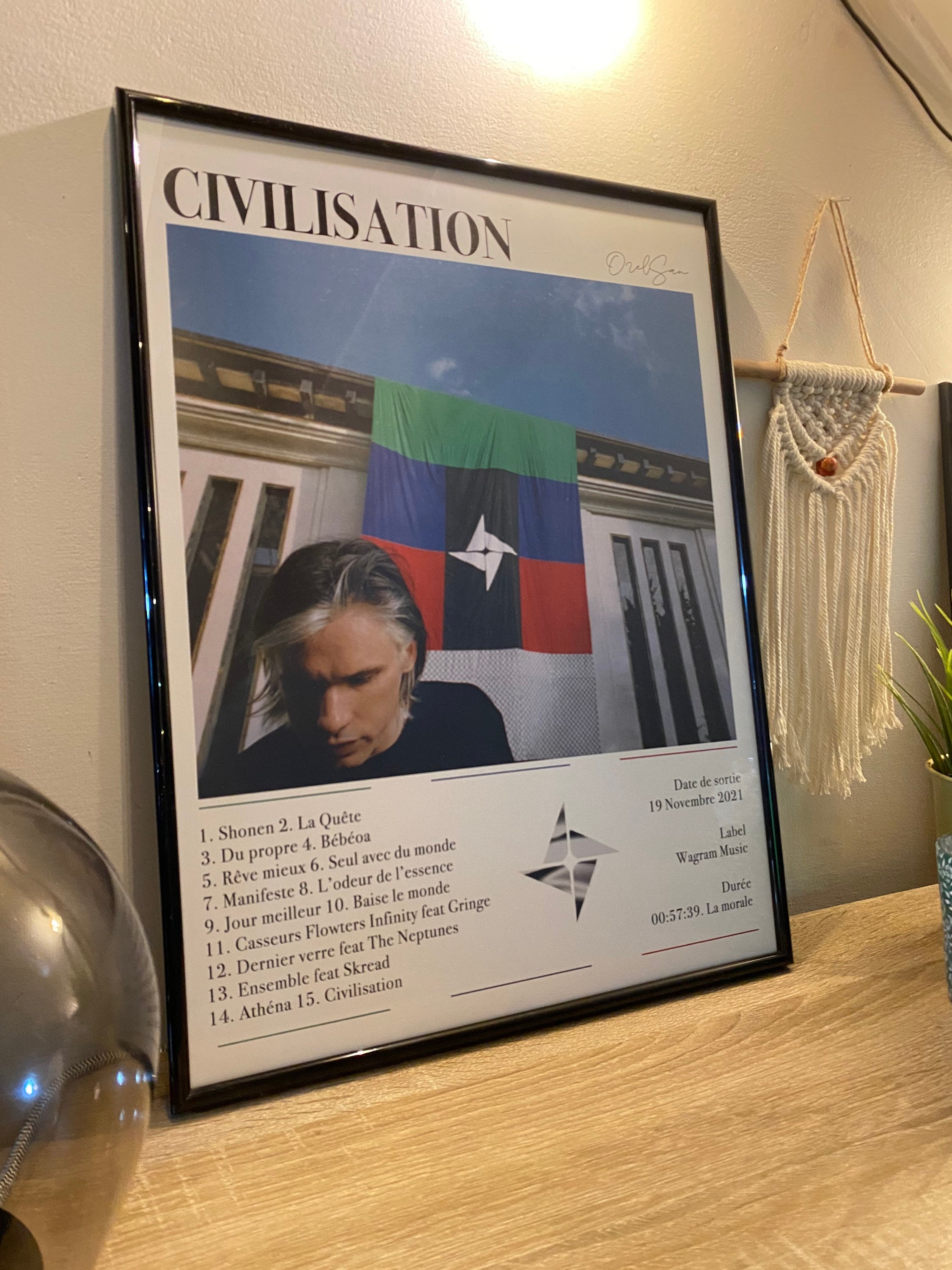 Orelsan Album Poster Civilization - Etsy