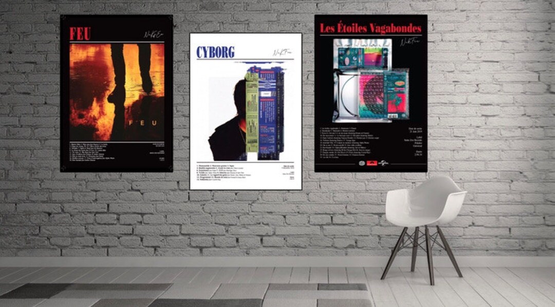 Nekfeu Albums Poster Set - Etsy