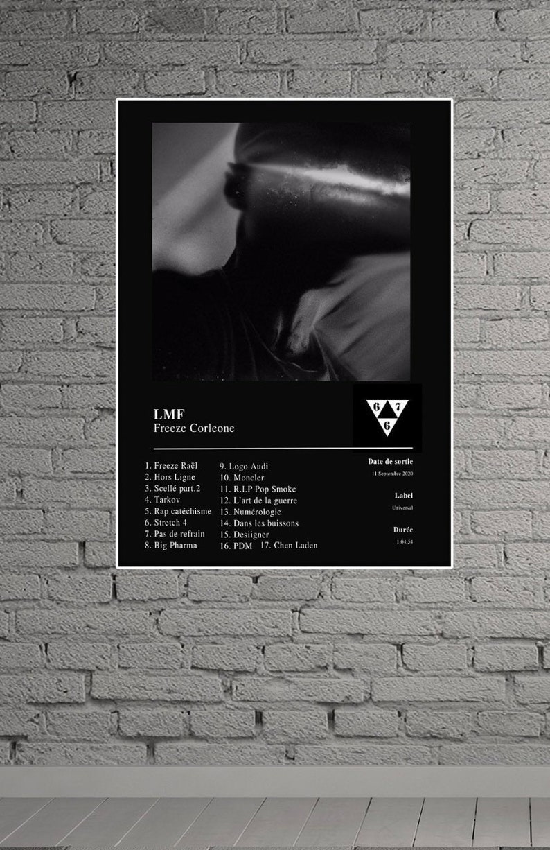 Freeze Corleone Album Poster LMF - Etsy