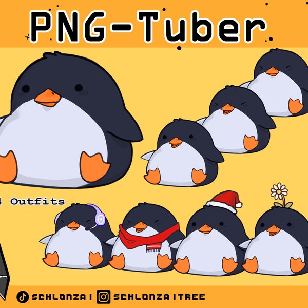 Penguin Vtuber - Etsy