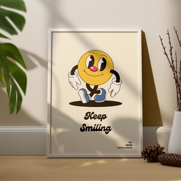 Keep Smiling Quote - Etsy