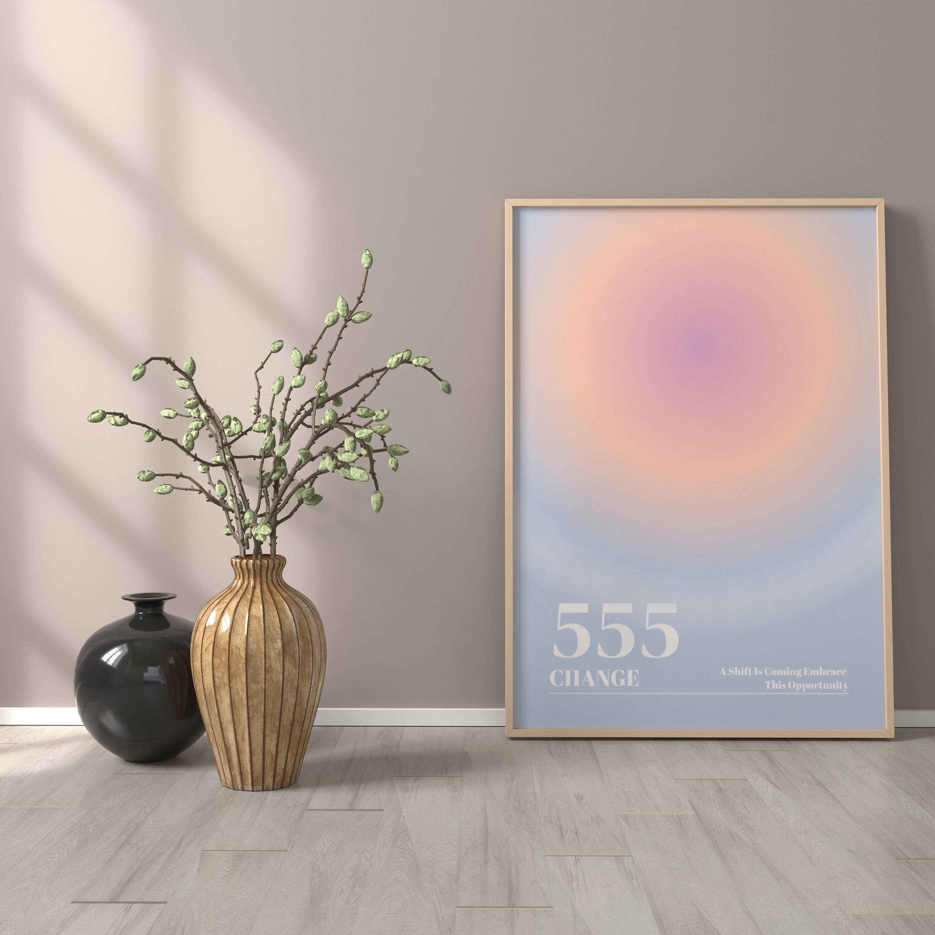 Angel Number Poster, 555 Poster, Instant Printable Download, Angel ...