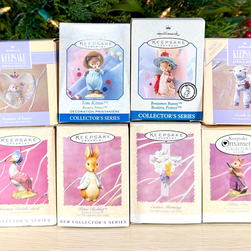 Hallmark Rabbit Ornaments - Etsy