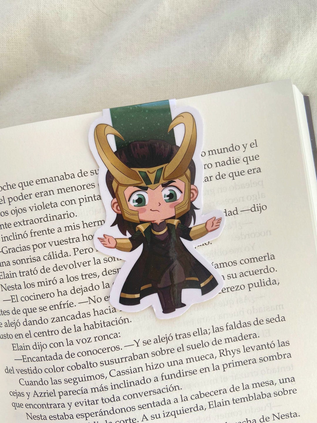 Loki Laufeyson Magnetic Bookmarks - Etsy
