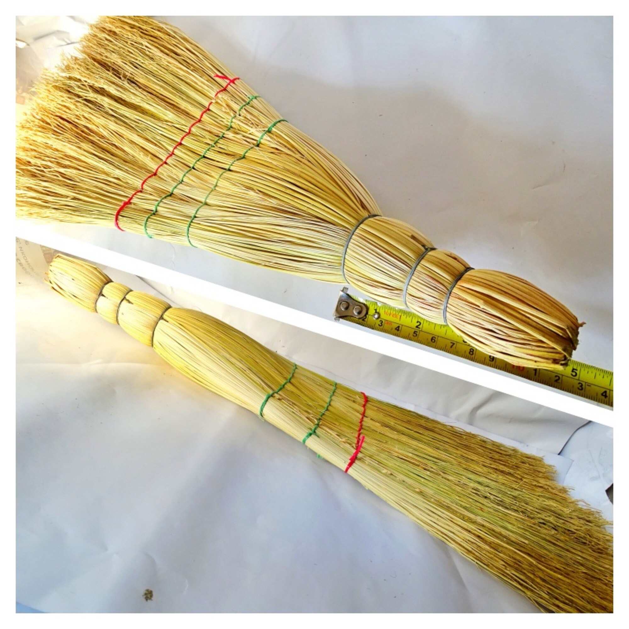 Vintage Large Natural Plant Broom Primitive Handmade Broom Bulgarian ...