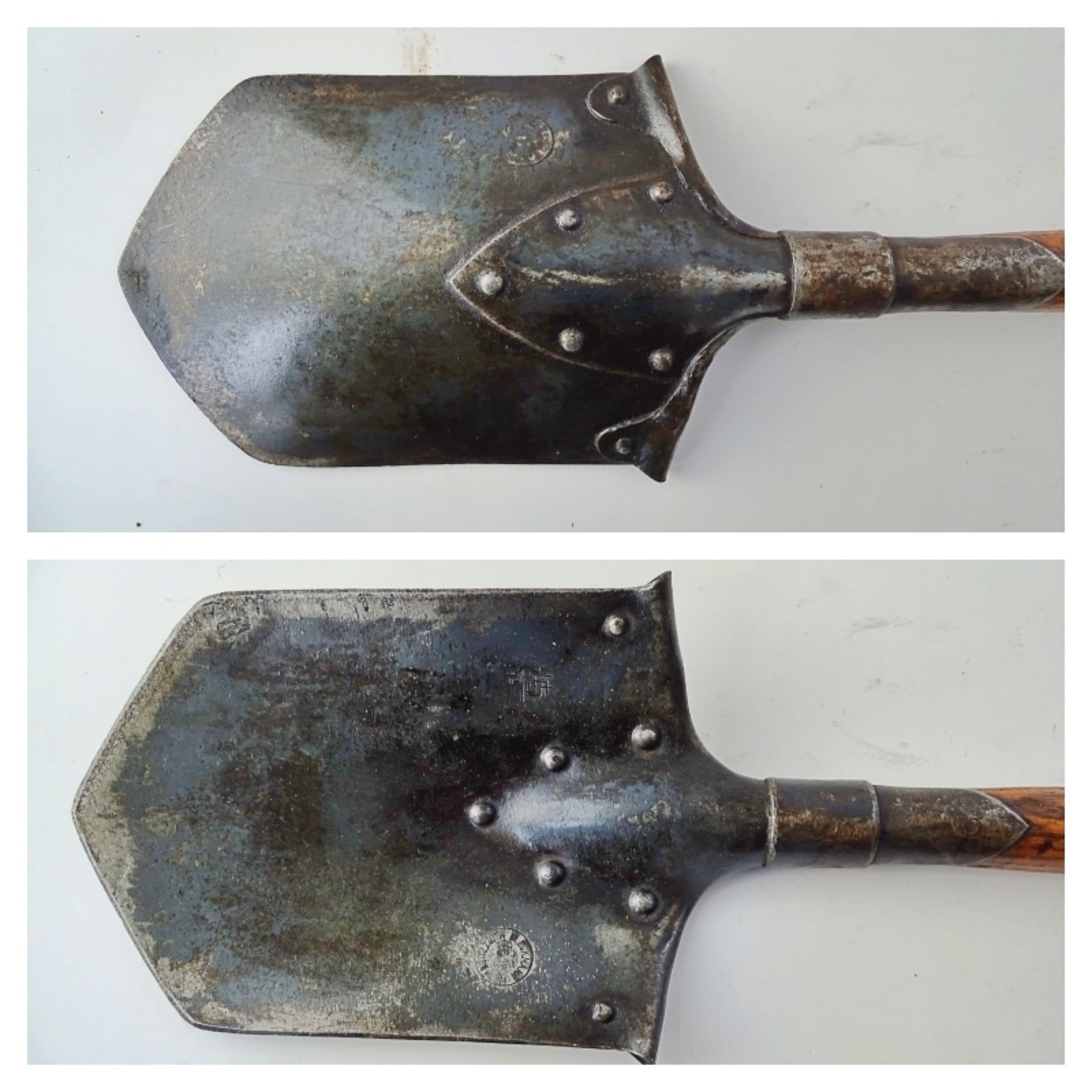 1915 Bleckmann Mürzzuschlag Military Shovel WW1 Antique Trench Shovel ...