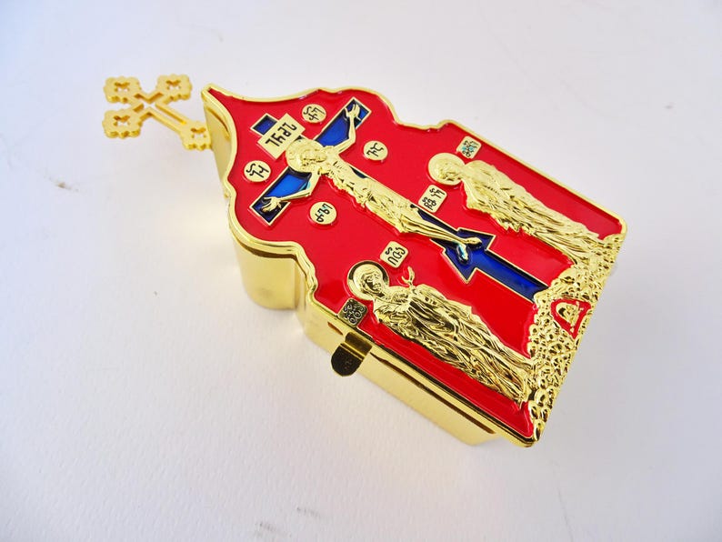 Orthodox Communion Set , Altar, Gold Plated, Divine Liturgy, - Etsy