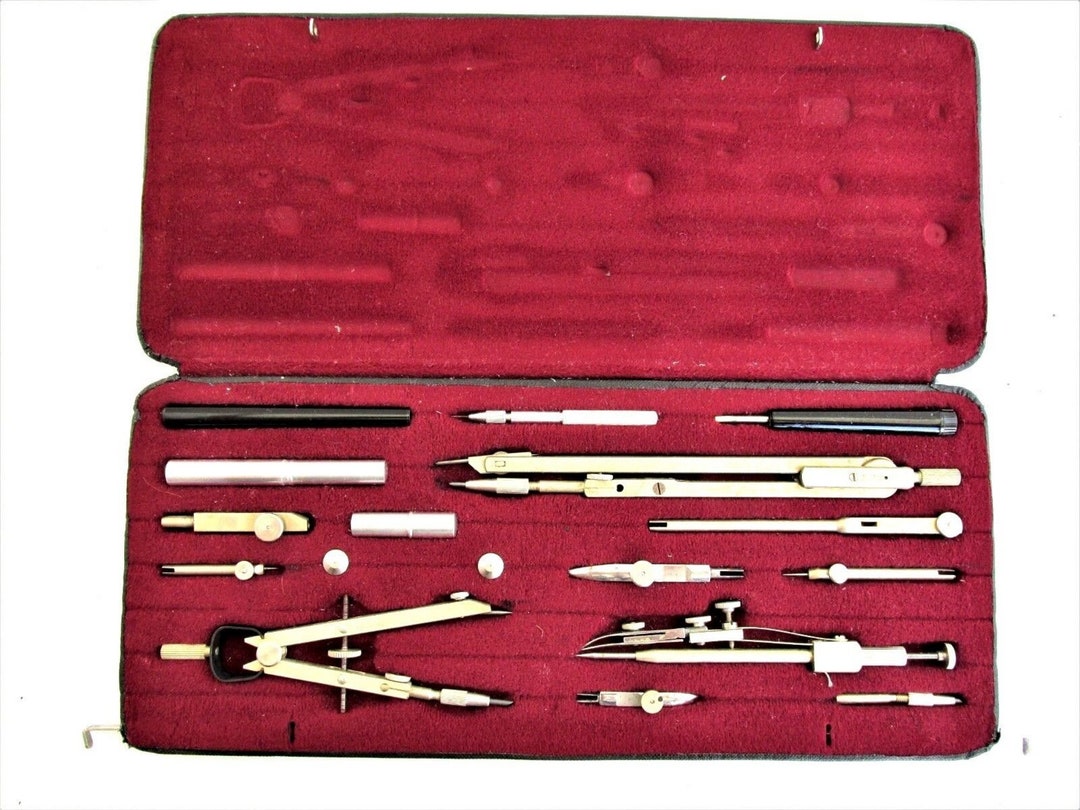 Vintage Original Drafting Set E.O. Richter & Co. German Engineering ...