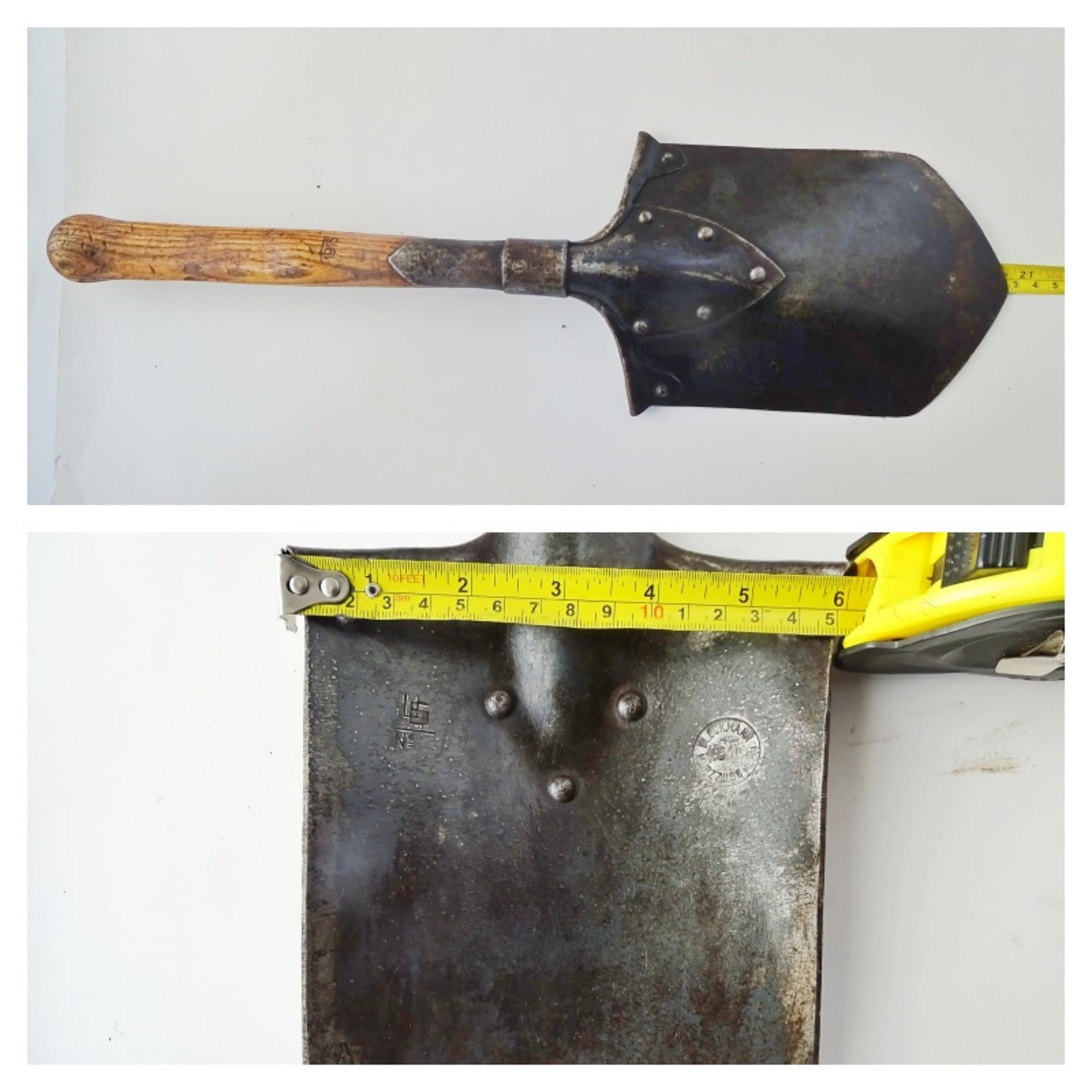 1915 Bleckmann Mürzzuschlag Military Shovel WW1 Antique Trench Shovel ...