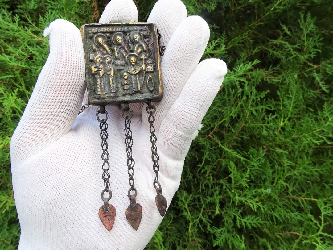 Antique Byzantine Medieval Orthodox Bronze Box - Reliquary MO123 - Etsy