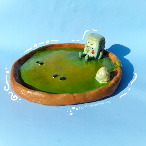 Bmo Adventure Time Clay Trinket Dish - Etsy Bmo Adventure Time Clay Trinket Dish - Etsy