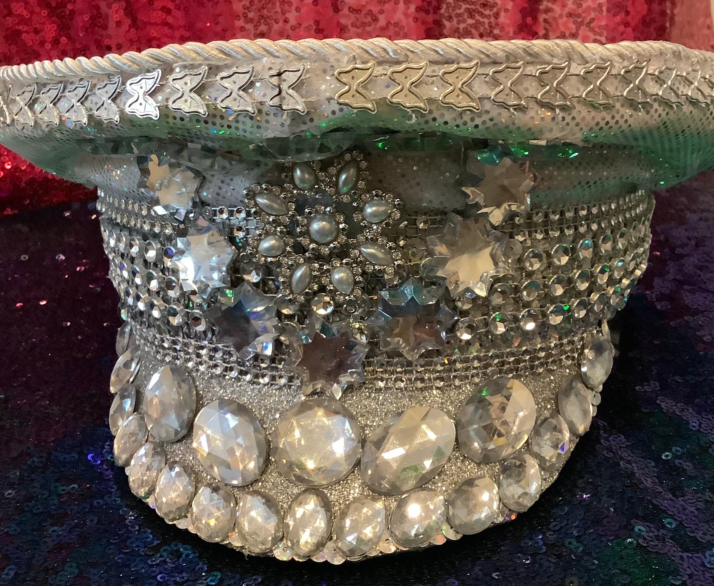 Personalised Burning Man Festival Sequin Rave Gem Stone Party - Etsy