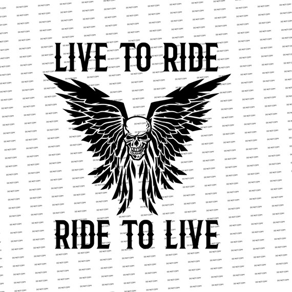 Digital Svg/png-live to Ride. Ride to Live. motorcycle - Etsy