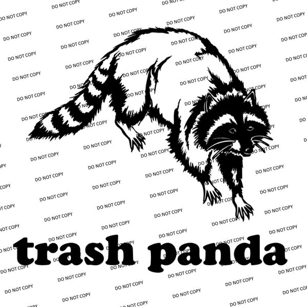 Trash Panda Svg - Etsy