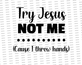 I Throw Hands Svg - Etsy