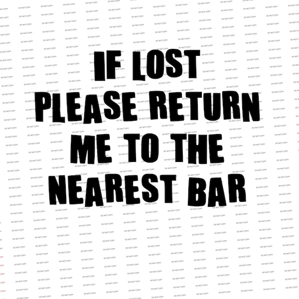 If Lost Please Return to Card - Etsy